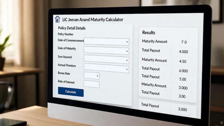Calculator | LIC Maturity Calculator 2025